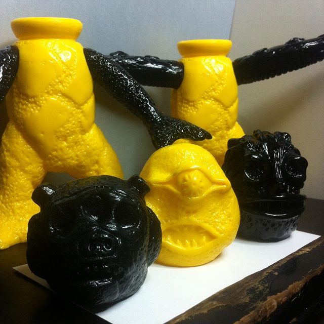 MAN-E-NEWS// “Haku” and “Yadokai” Gero sofubi test shots from Slave x One…