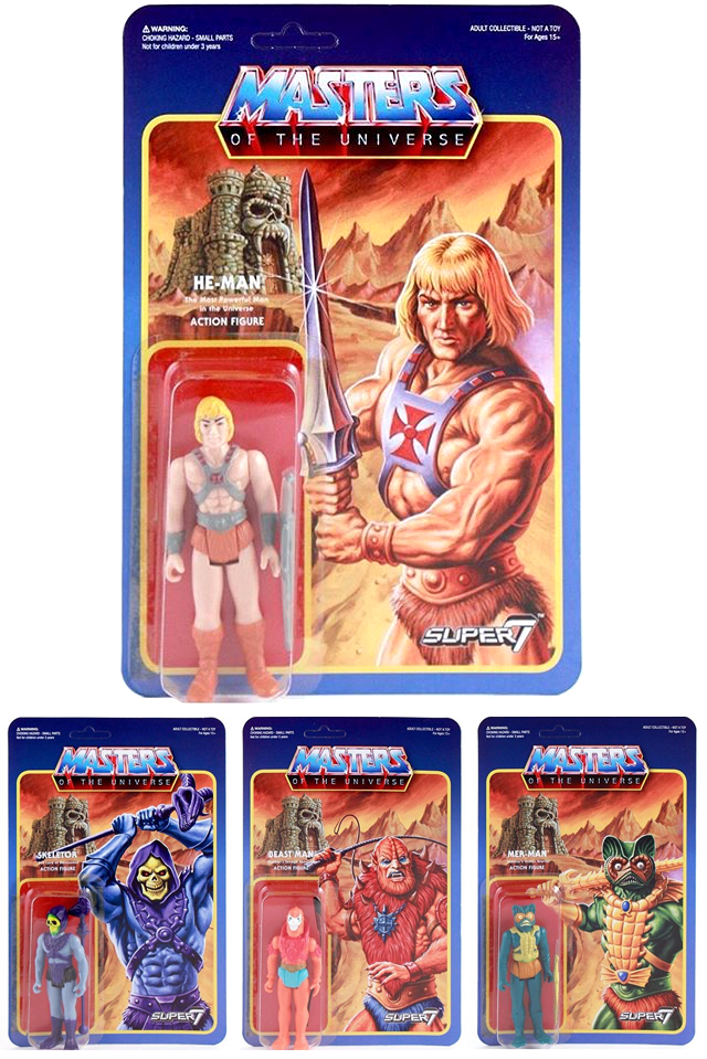 Super7’s fully painted MOTU ReAction figures revealed…
