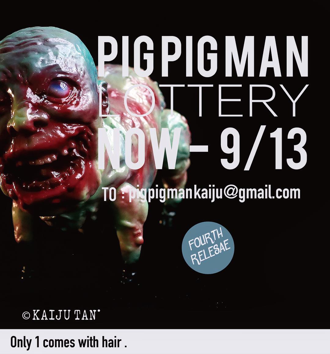 Kaiju TAN’s fourth Pig Pig Man release…
