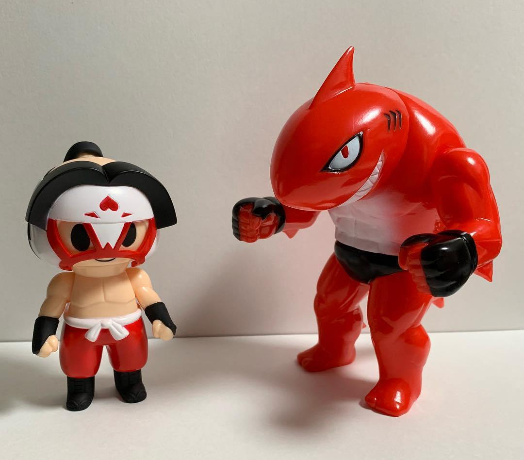 Red Sharks x P.P.Pudding’s Momotaroh and Rey Shark set…